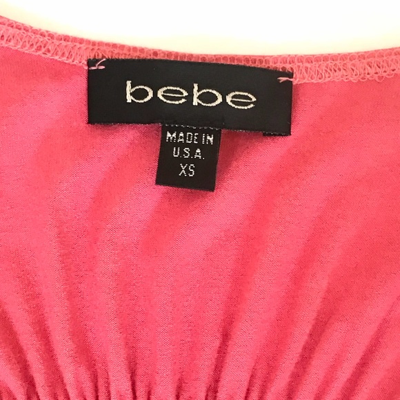bebe | Tops | Bebe Pink Tank Top Cute Cowl Neck | Poshmark